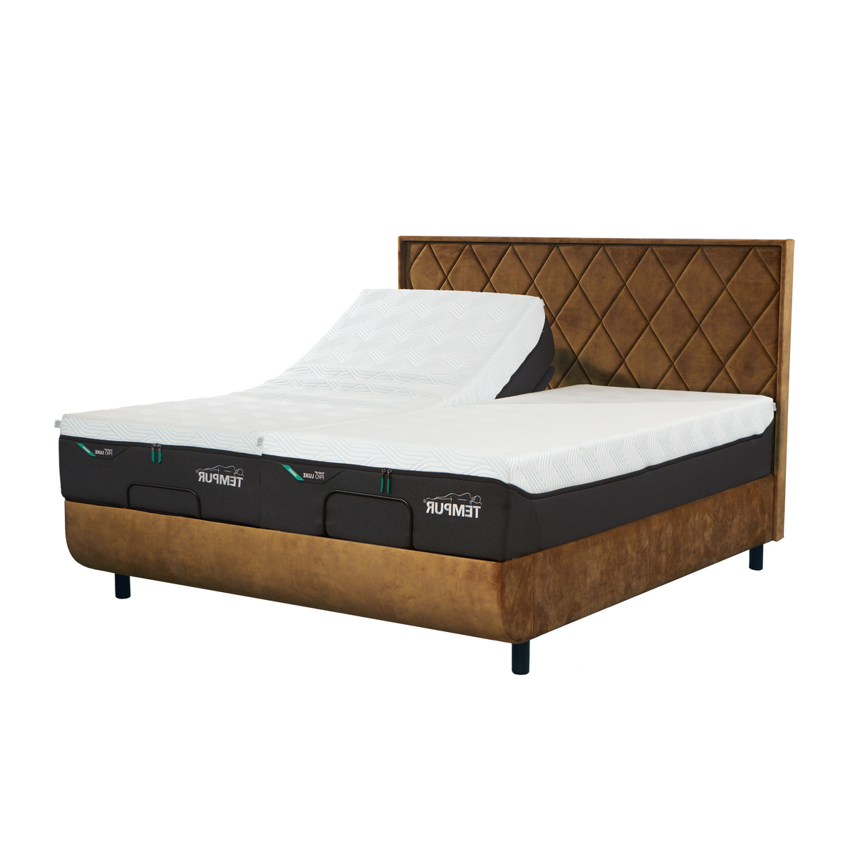 Tempur Ergo Smart Base Bed with Quilted Headboard – Andersons of Inverurie