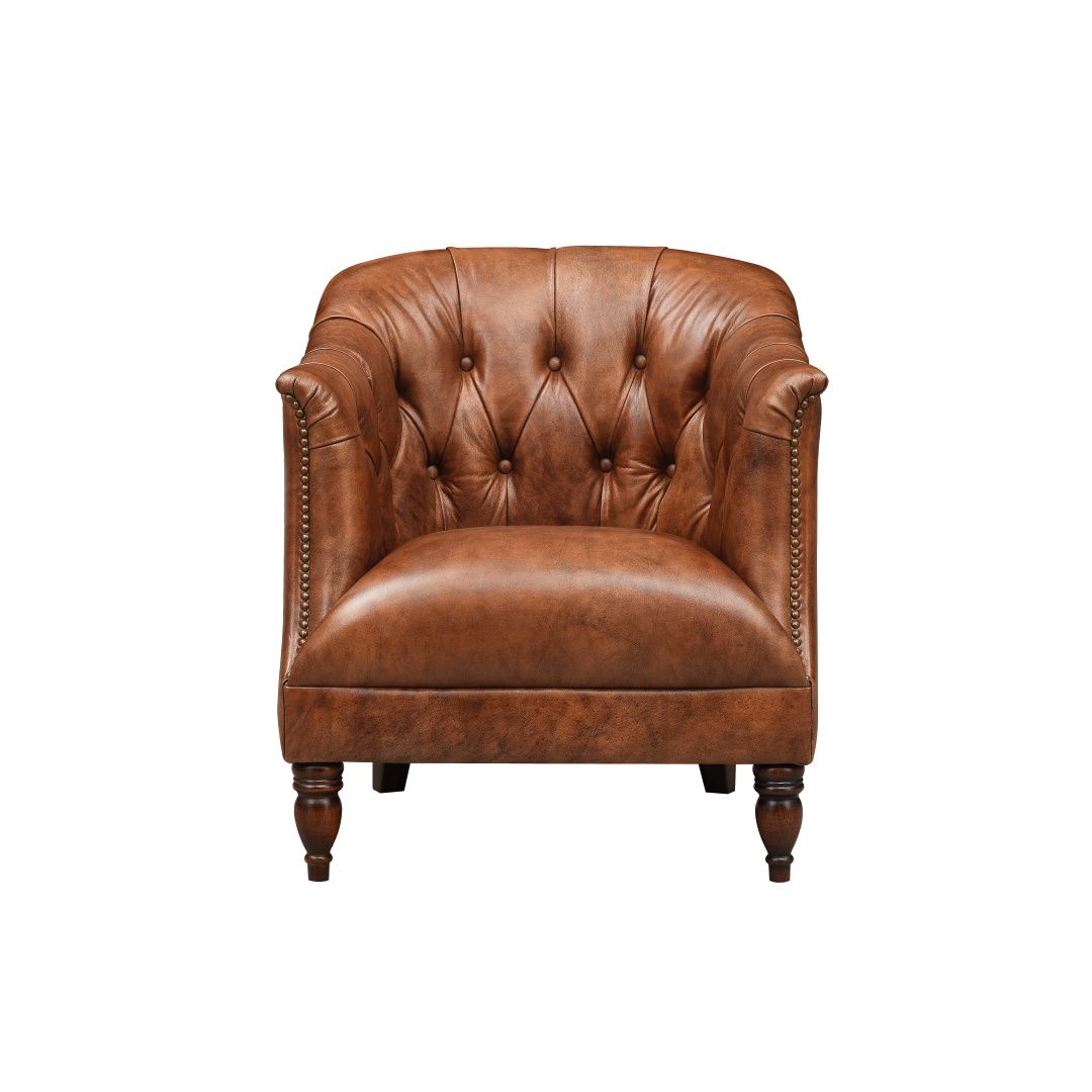 At The Helm Carter Leather Armchair – Andersons of Inverurie