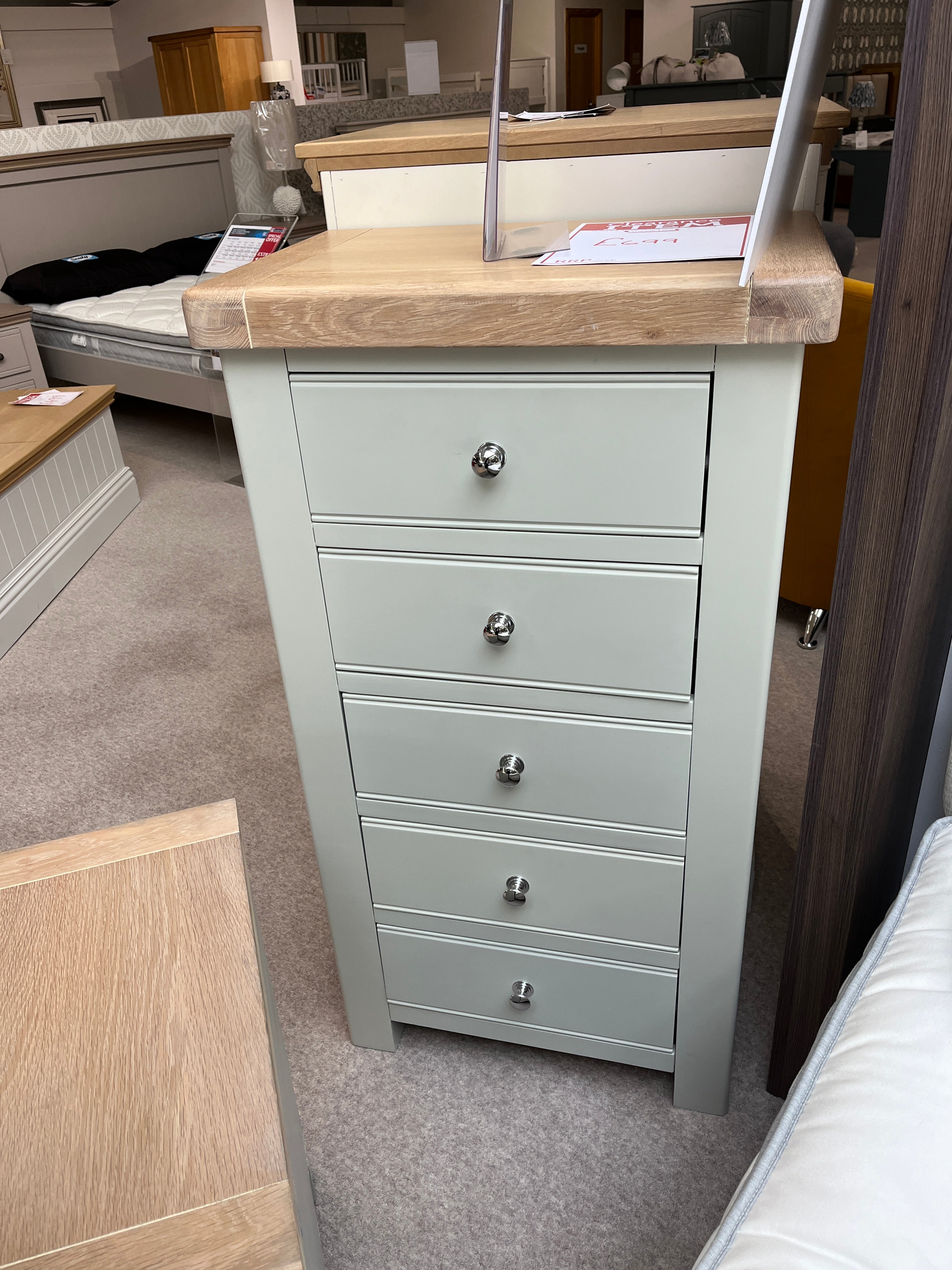 Devon Tallboy in Light Grey – Andersons of Inverurie