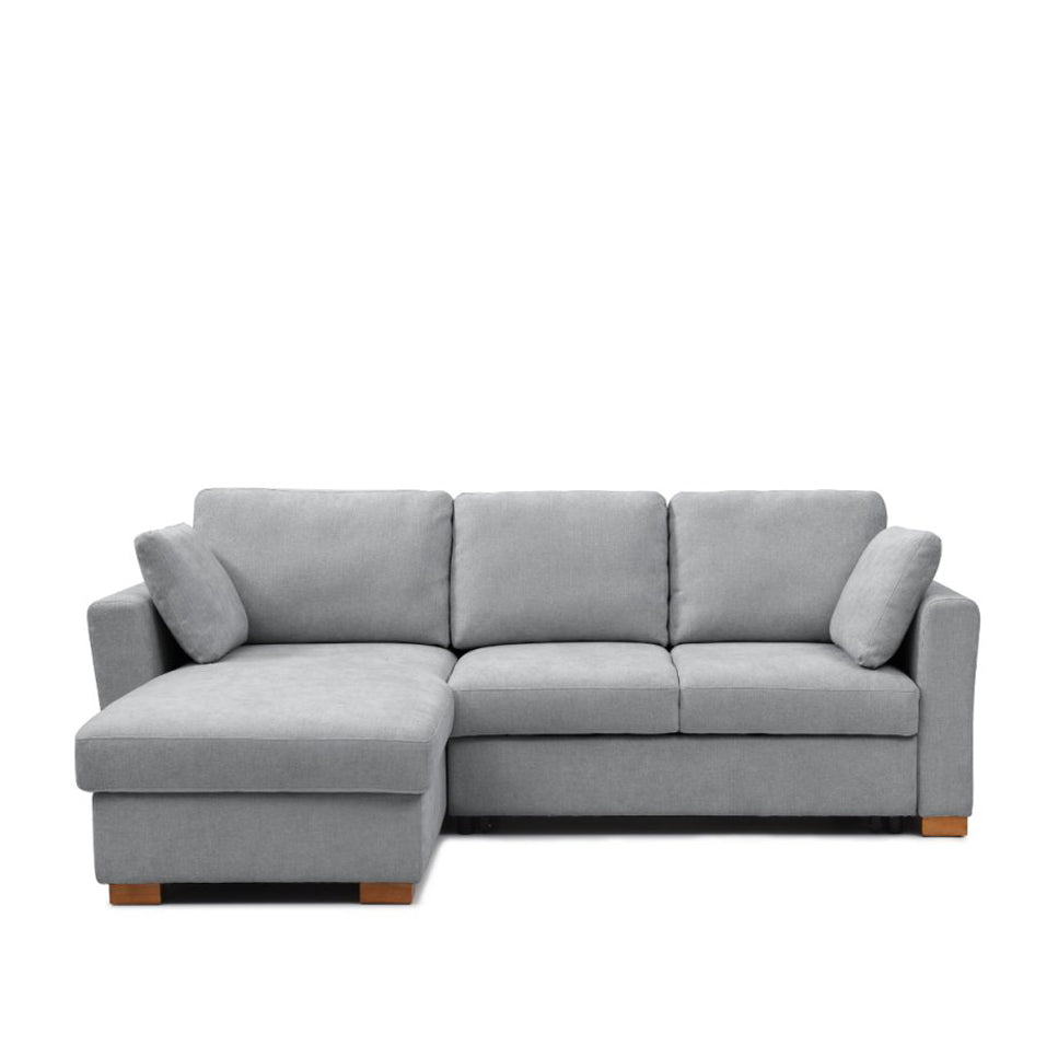 Sorrento Corner Sofa Bed - Grey – Andersons of Inverurie