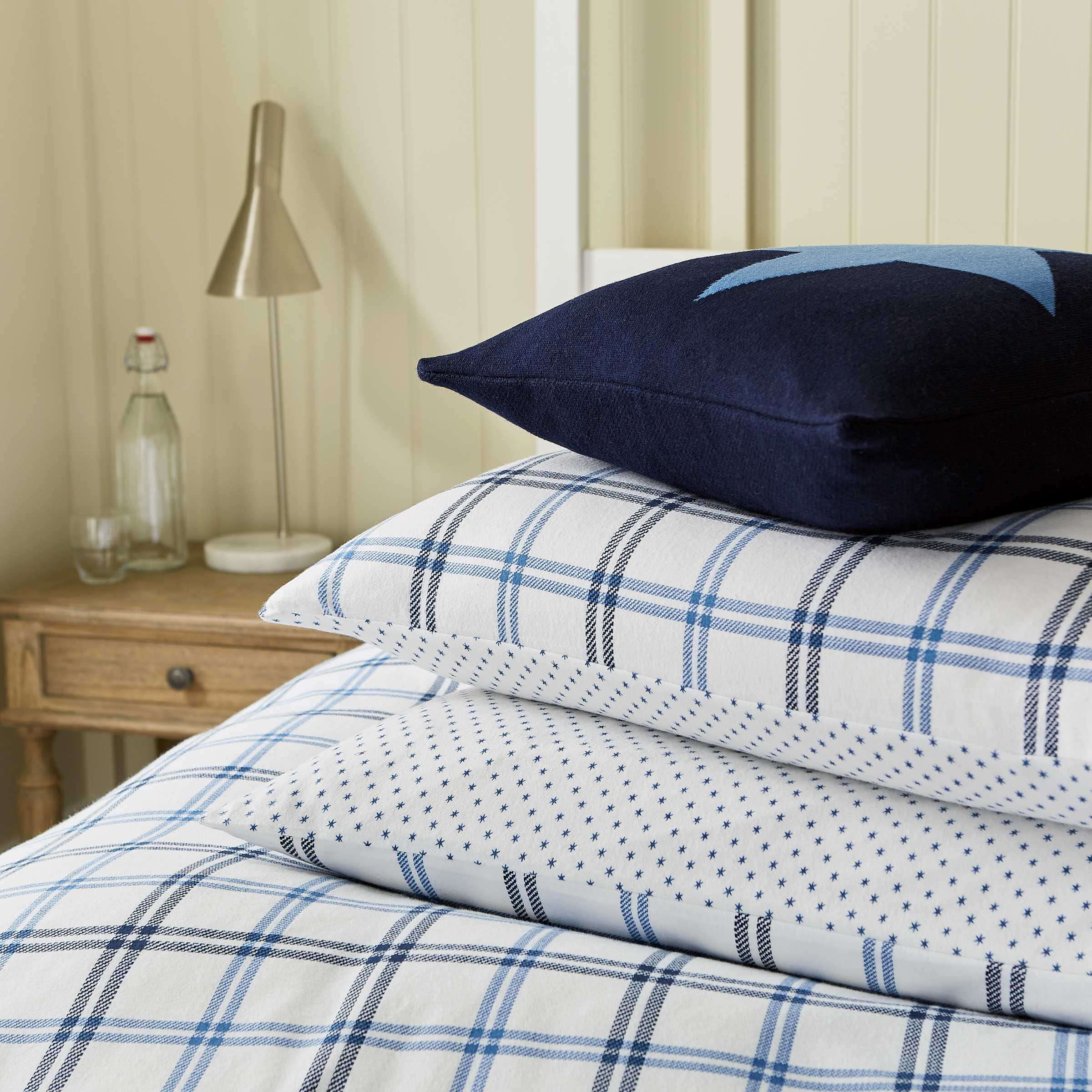Helena Springfield Long Island Hunter's Check Bedding in Cobalt Blue ...