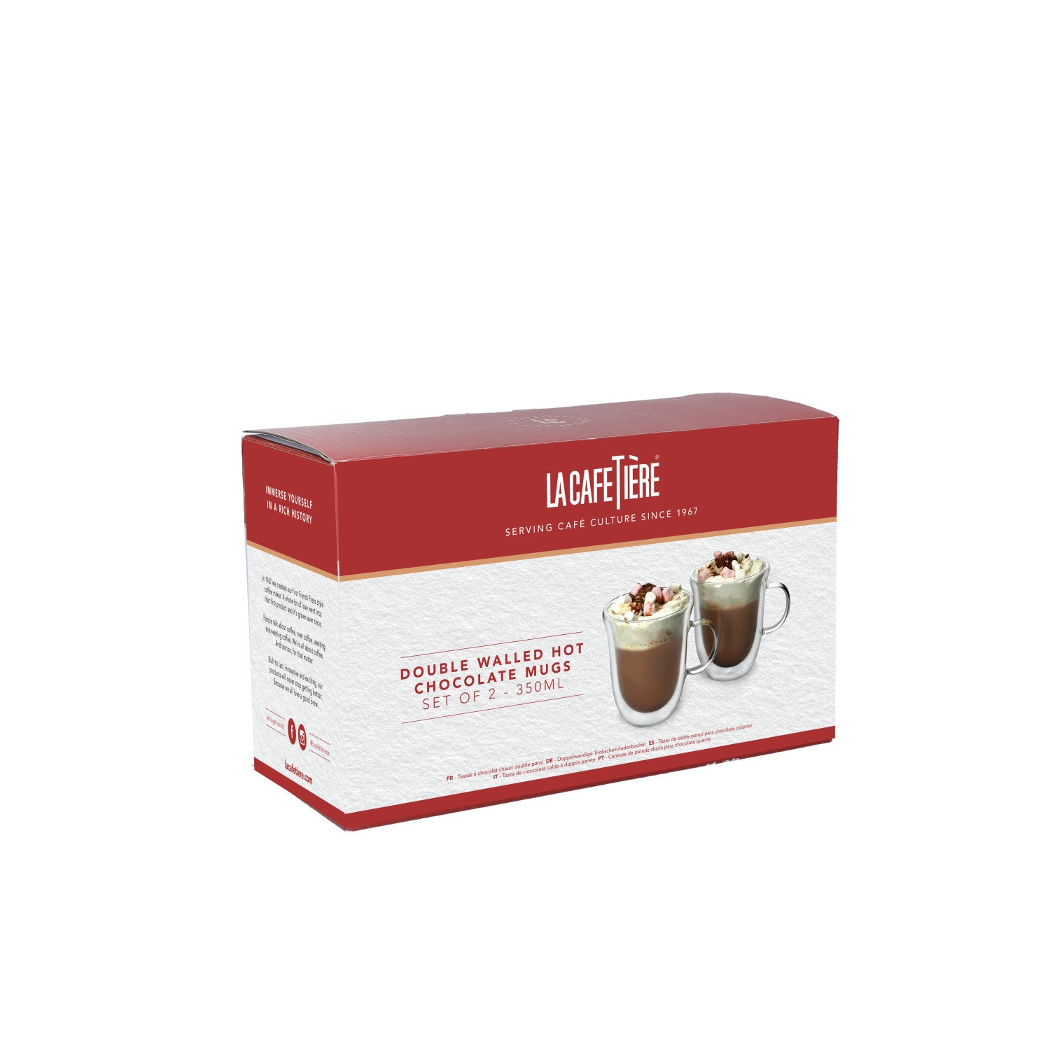 La Cafetière Double Walled Hot Chocolate Mug – Andersons of Inverurie